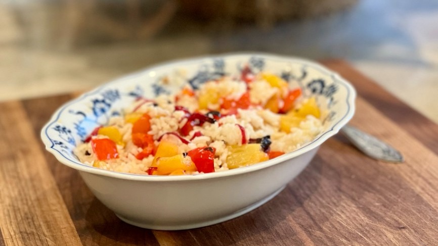 Spicy and Tropical Luau Rice